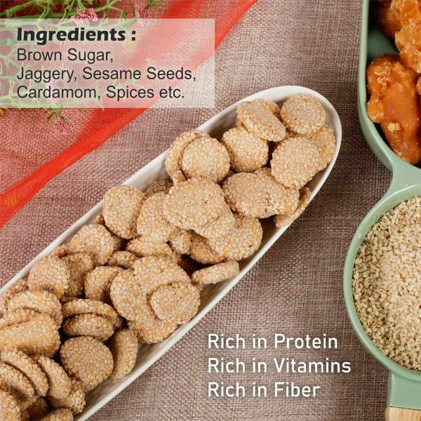 Dhampur Green Gur Elaichi Rewri, 400g (200g x 2) - JioMart