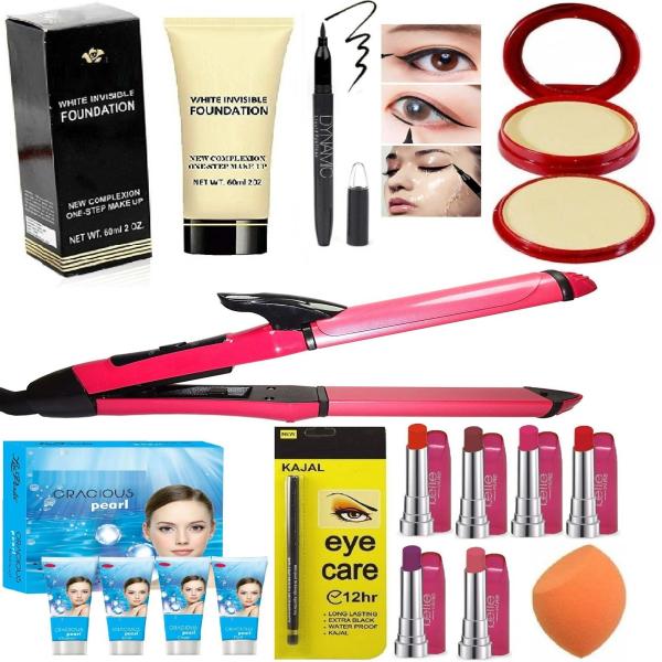 Belle Paris Belle Paris Combo With Lipstick, compact, eyeliner, kajal ...