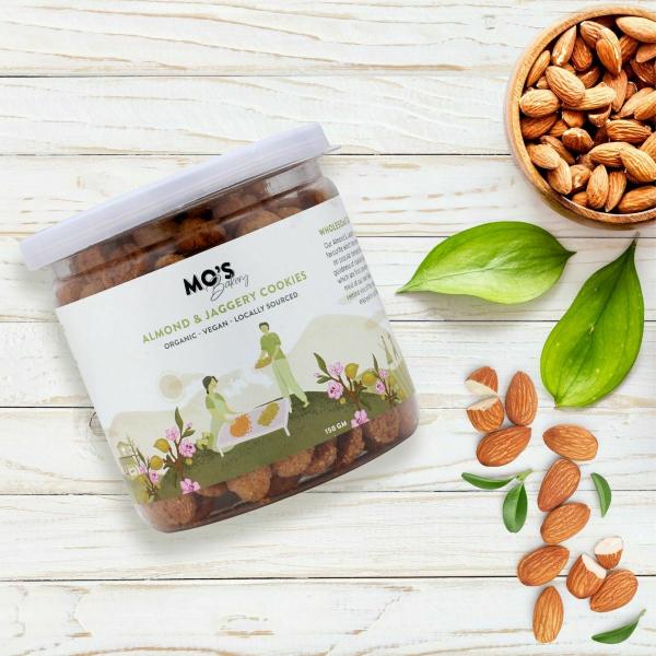 Mos Almond Jaggery Cookies 150 Gram - JioMart
