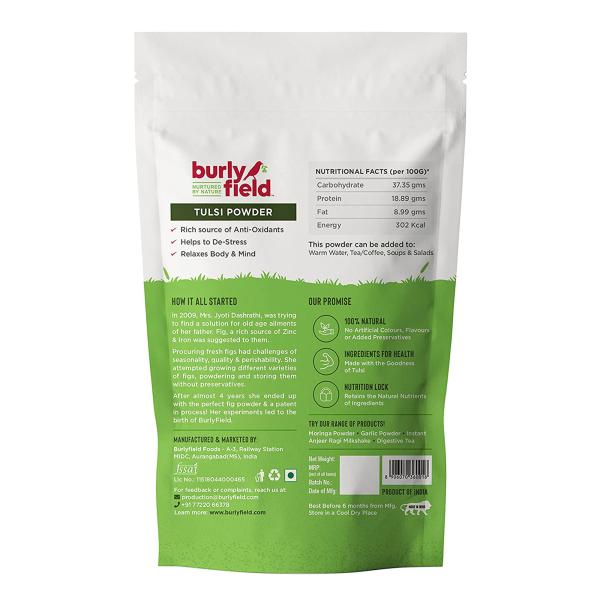 BURLY FIELD 100% Natural Wellness Combo| Ginger + Tulsi +Lemongrass ...