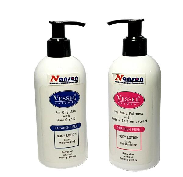 Nanson Vessel Natural Paraben Free Body Lotion Combo(Blue Orchid + Rose ...