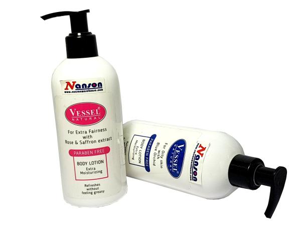 Nanson Vessel Natural Paraben Free Body Lotion Combo(Blue Orchid + Rose ...