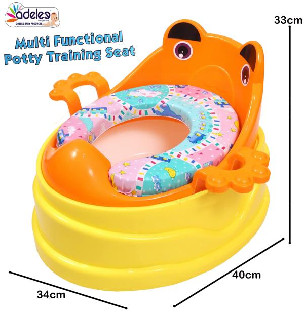 Odelee HB Orange/ yellow 4 in 1 Multi Step Stool Potty Chair, Potty ...