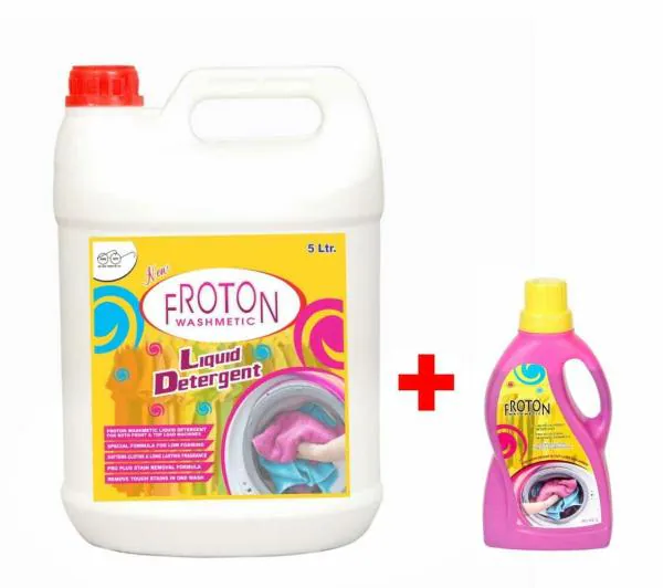Froton Liquid detergent 5Ltr Can & 500ml free - JioMart