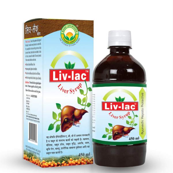 Basic Ayurveda Liv- Lac Liver Syrup 450 ml Pack of 2 - JioMart