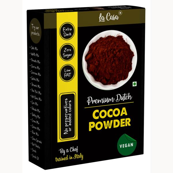 La Casa Premium Dutch Cocoa Powder | Vegan | Ultra Premium ...
