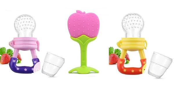 Gilli Shopee Green And Peach Silicone Bpa Free Fruit Nibbler Feeder ...