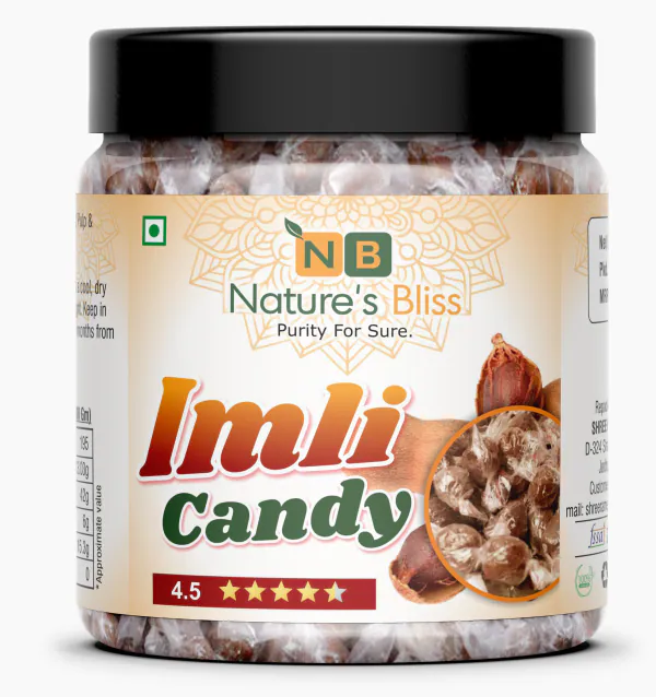 Nature's Bliss Premium Imli Candy 250g & Emli Gatagat 400g (Pack of 2 ...