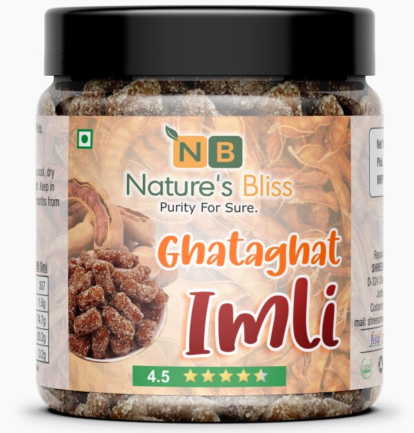 Nature's Bliss Premium Imli Candy 250g & Emli Gatagat 400g (Pack of 2 ...