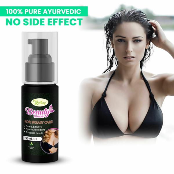 INLAZER Beauty Shape Breast Growth Oil Toning Your Breast Size By Two Cups Balance Shape (Pack ...
