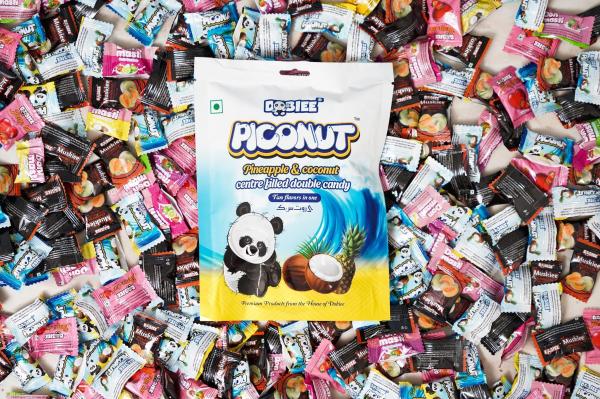 Dobiee Piconut Pineapple And Coconut Double Flavoured Fruity Candy - 50 ...