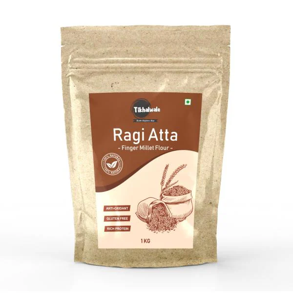 Tikhalwale Ragi Atta - Ragi Grain Flour 1 kg - JioMart