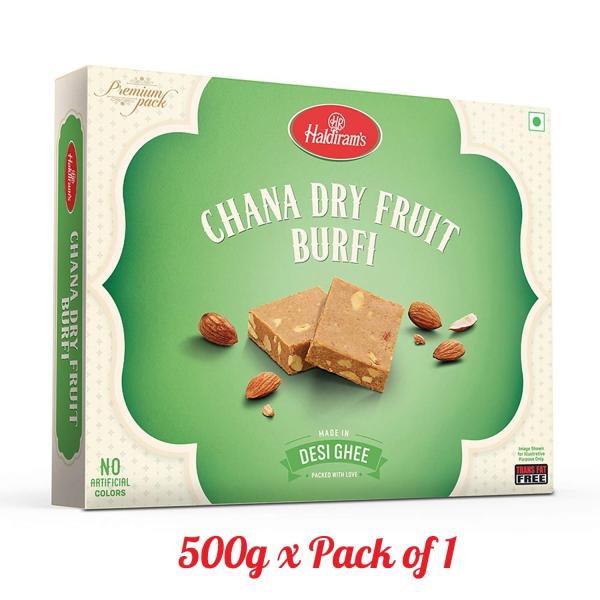 Haldirams Chana Dry Fruit Burfi 500 g - JioMart