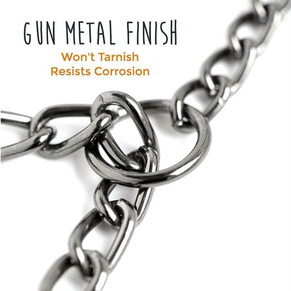 PSK Pet Mart Dogs Choke Chain (Silver) - JioMart