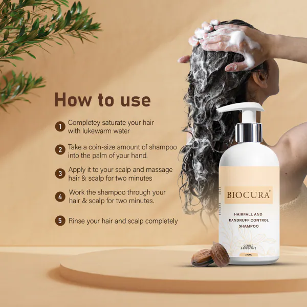 BIOCURA HAIRFALL AND DANDRUFF CONTROL SHAMPOO - JioMart