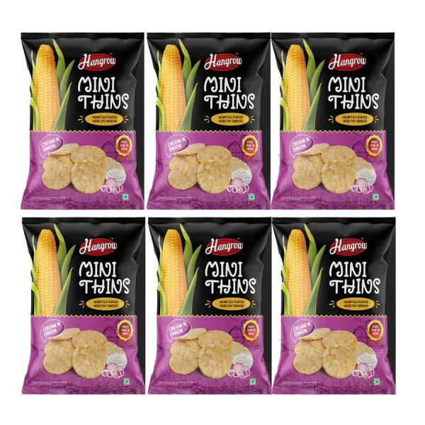 Hangrow Mini Thins Pack of 6 - Onion - JioMart