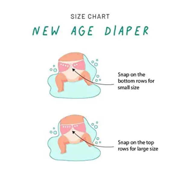 Snugkins Multicolor Cloth Diapers - Wet-Free Organic Cotton Prefold Pad ...