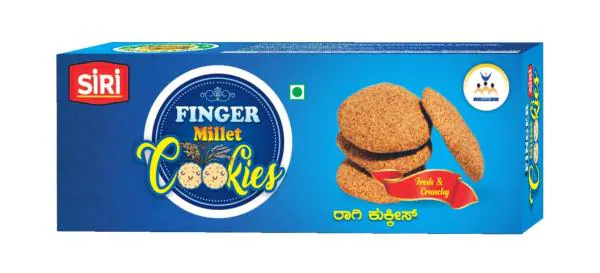 SIRI MILLETS Finger Millet Cookie Vegetarian 100 g (pack of 10) - JioMart