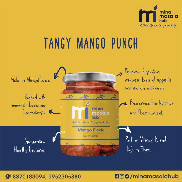 Mina Mango Pickle 200gm - JioMart