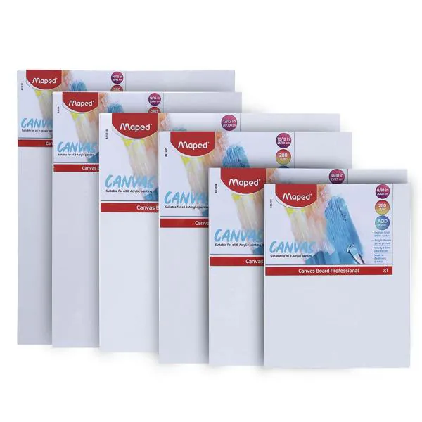 Maped White Canvas Board For Painting - JioMart
