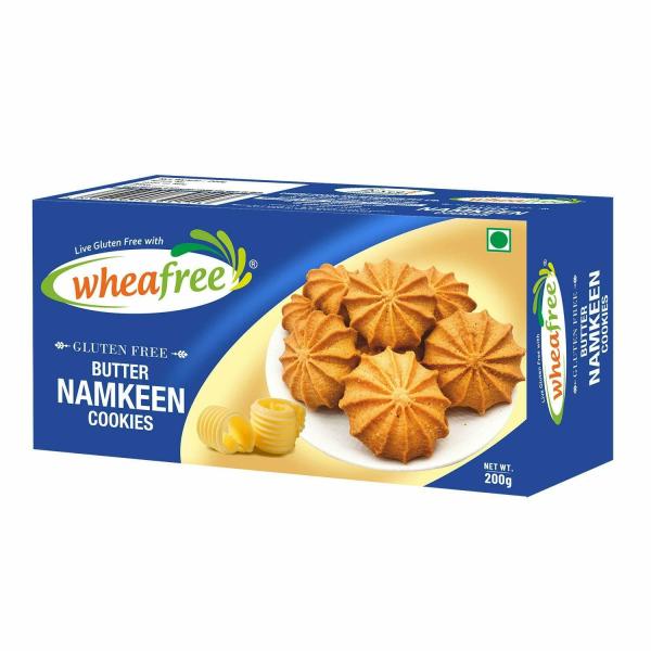 Wheafree Gluten Free Butter Namkeen Cookies - Pack of 3 (200g each ...