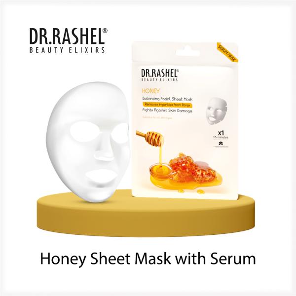 DR.RASHEL HONEY SHEET MASK WITH SERUM (PACK OF 3) - JioMart