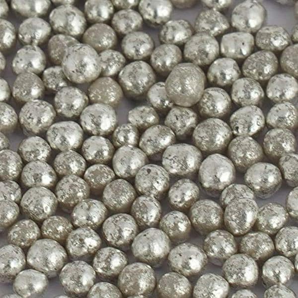 BLOSSOM Edible Silver Balls Sprinkles for Cake Decoration (Size- 0) 125 ...