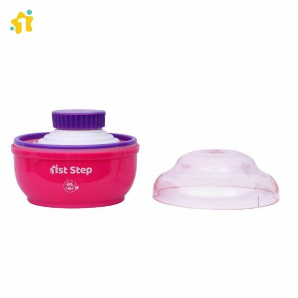 1st Step Refill Powder Puff With Container - Pink - JioMart
