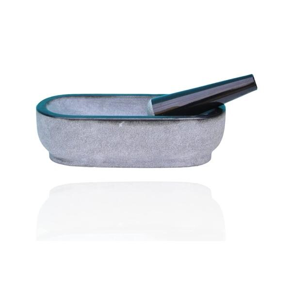 MYNAKSHA Pure Granite Stone Mortar and Pestle Set, Kalvam,kharad ...