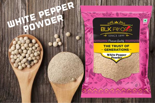 BLK Foods 600g Spice Powder - White Pepper | Safed Mirch powder | Pure Pepper Powder (150g x 4 ...