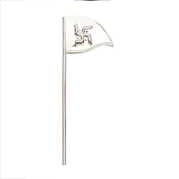 Osasbazaar Silver Dhwaj Flag Jhanda for Puja Pooja and Temple - 97%-99% ...