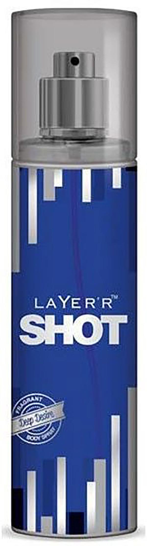 LAYERR Shot Deep Desire and Wottagirl Amber Kiss Body Spray for Men and ...