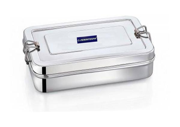 TENNYSON STAINLESS STEEL RECTANGLE SHAPE LUNCH BOX BIG - JioMart