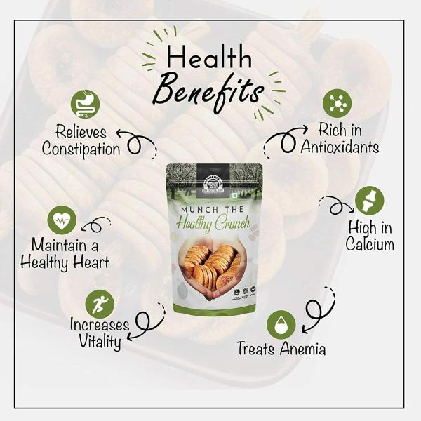 Wonderland Foods 100% Natural Dried Anjeer 500g Pouch Dry Figs Rich ...