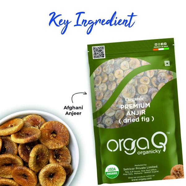 Orgaq Organicky Organic Anjir(Fig) - 500 Grams (250G X 2) - JioMart