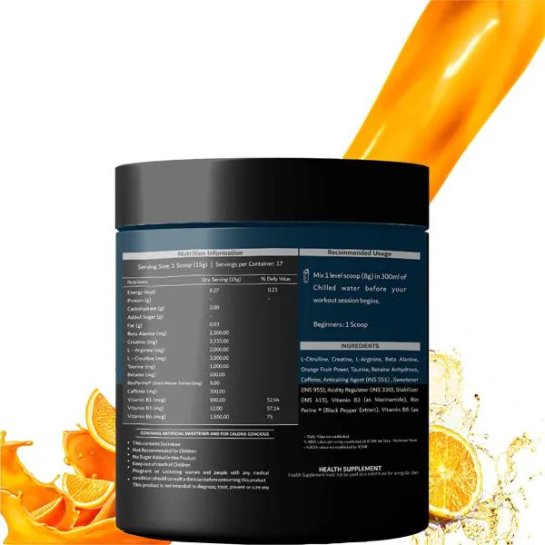 Samfit Pre Workout Thor - 250 g - JioMart