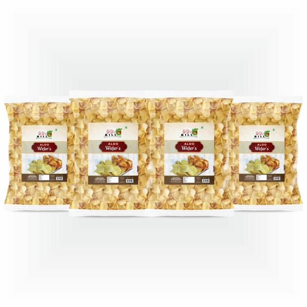 Salted Aloo Wafers | Aloo Chips | Potato Chips Tasty Yummy Snack ...