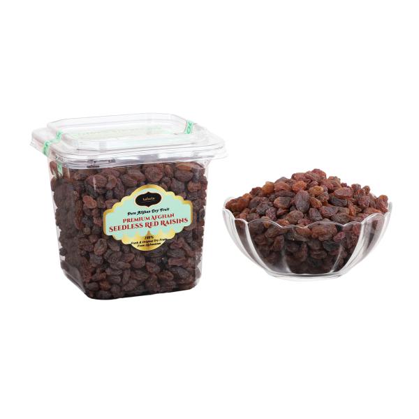 AAFARIN Premium Afghan SEEDLESS RED Raisins LAL KISHMISH Flame Raisins ...