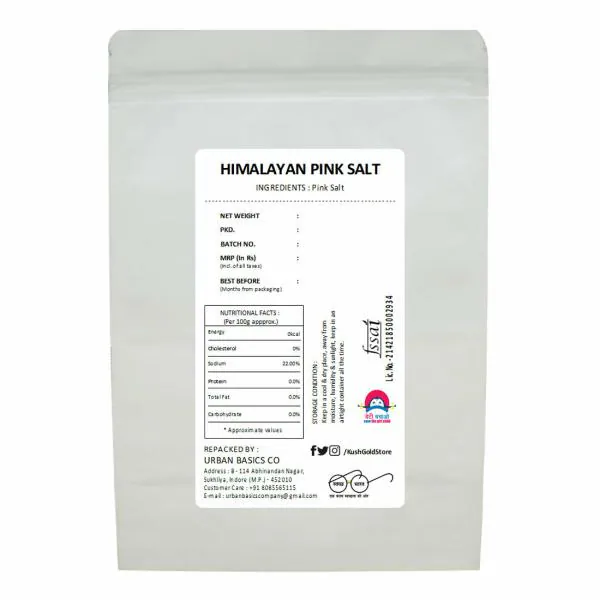 Kush Gold Himalayan Pink Salt for Cooking Enriched With 84 Minerals ...