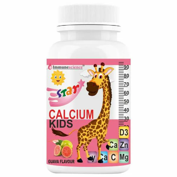 Immunescience Calcium Tablets For Kids - 120 Tablets - JioMart