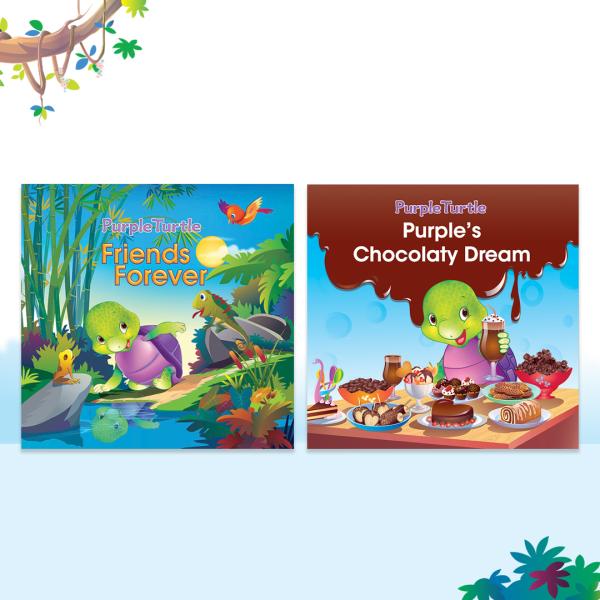 Story Books for Kids (Set of 2 Books) Friends Forever, Purple's ...