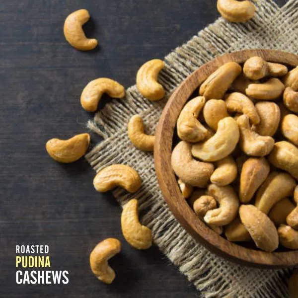 Renaush Roasted Pudina Cashew/ Flavored Nuts, Masala Cashew,Roasted Nuts 150gm - JioMart