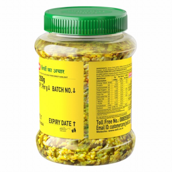 Ram Bandhu-Mixed Pickle 500gm, Chilli Pickle 350gm, Combo Pack Of 2 ...