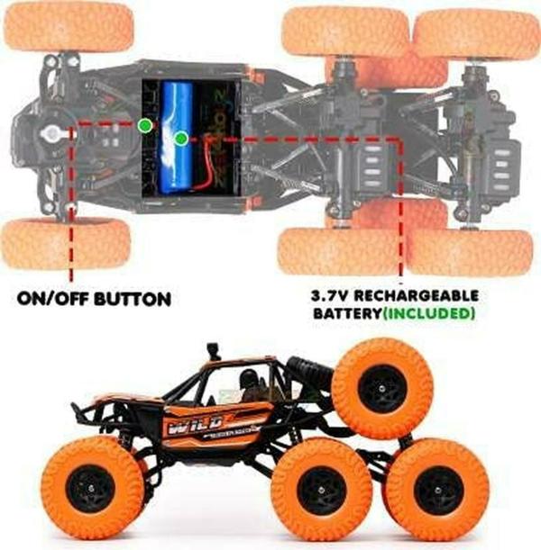 AMAFLIP Rechargeable Battery Remote Control Rock Climbing High Speed ...