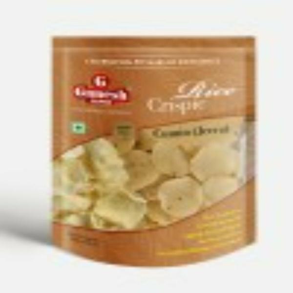 Ganesh Rice Crispie Papad - Jeera, 150g ( Pack Of 5) - JioMart