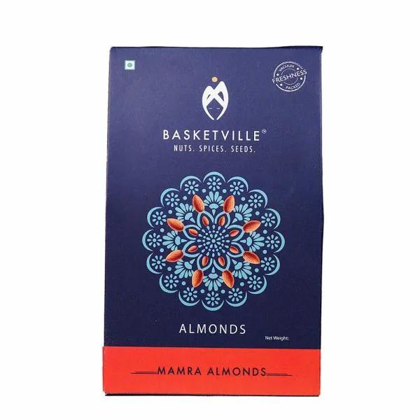 BASKETVILLE Mamra Giri Almonds Bold Size Badam Rich in Oil, More ...