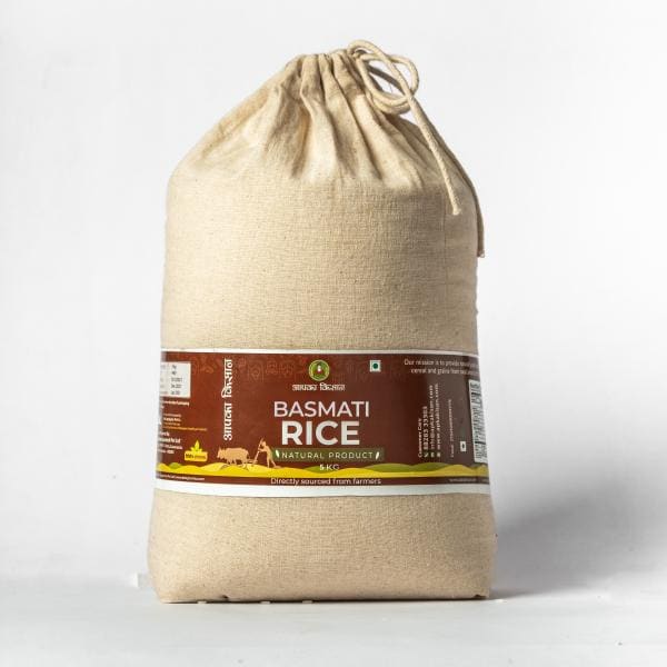 APKA KISAN / Natural Aroma Basmati Rice -Rice of Madhya Pradesh - 5 Kg ...