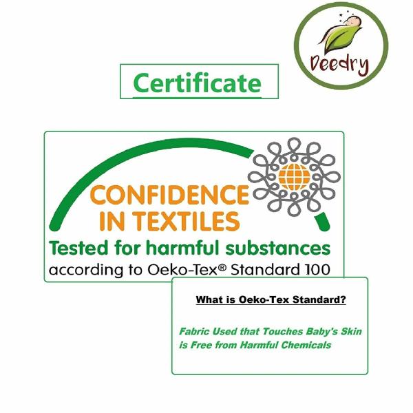 Deedry Oeko-Tex Unisex Certified Baby Cloth Diapers Washable & Reusable ...