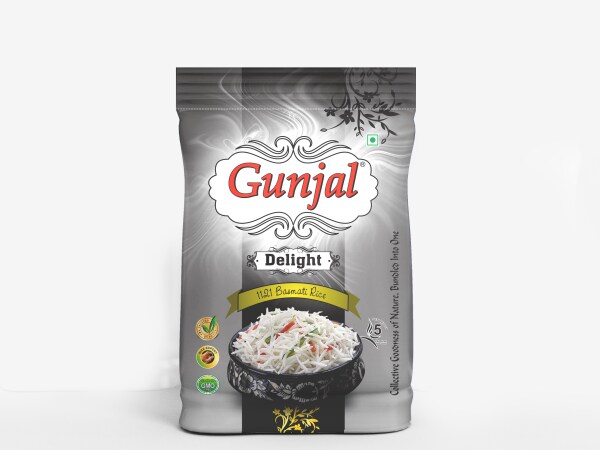GUNJAL DELIGHT BASMATI RICE, 5 KG - JioMart