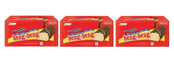 BENG BENG- Chocolate Caramel Wafer Crispy Bar | 4 Delicious Layers in 1 ...